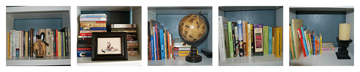 Beefing Up Plain Bookshelves And Bookshelf Styling - SimplySwider.com