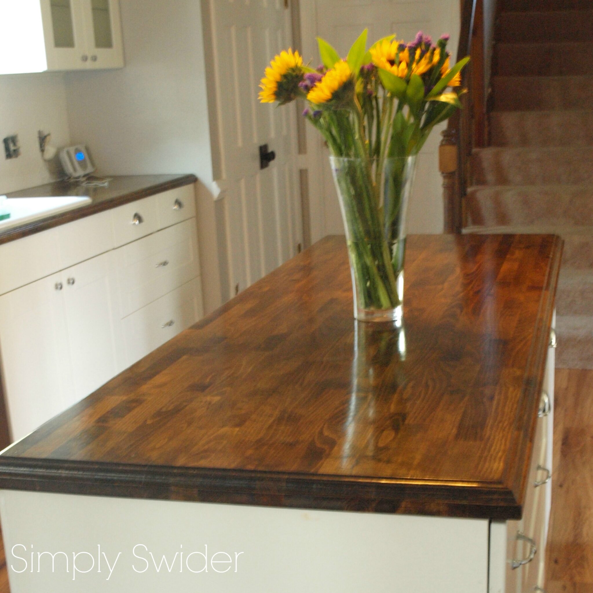 Creating Custom Butcher Block Countertops - SimplySwider.com