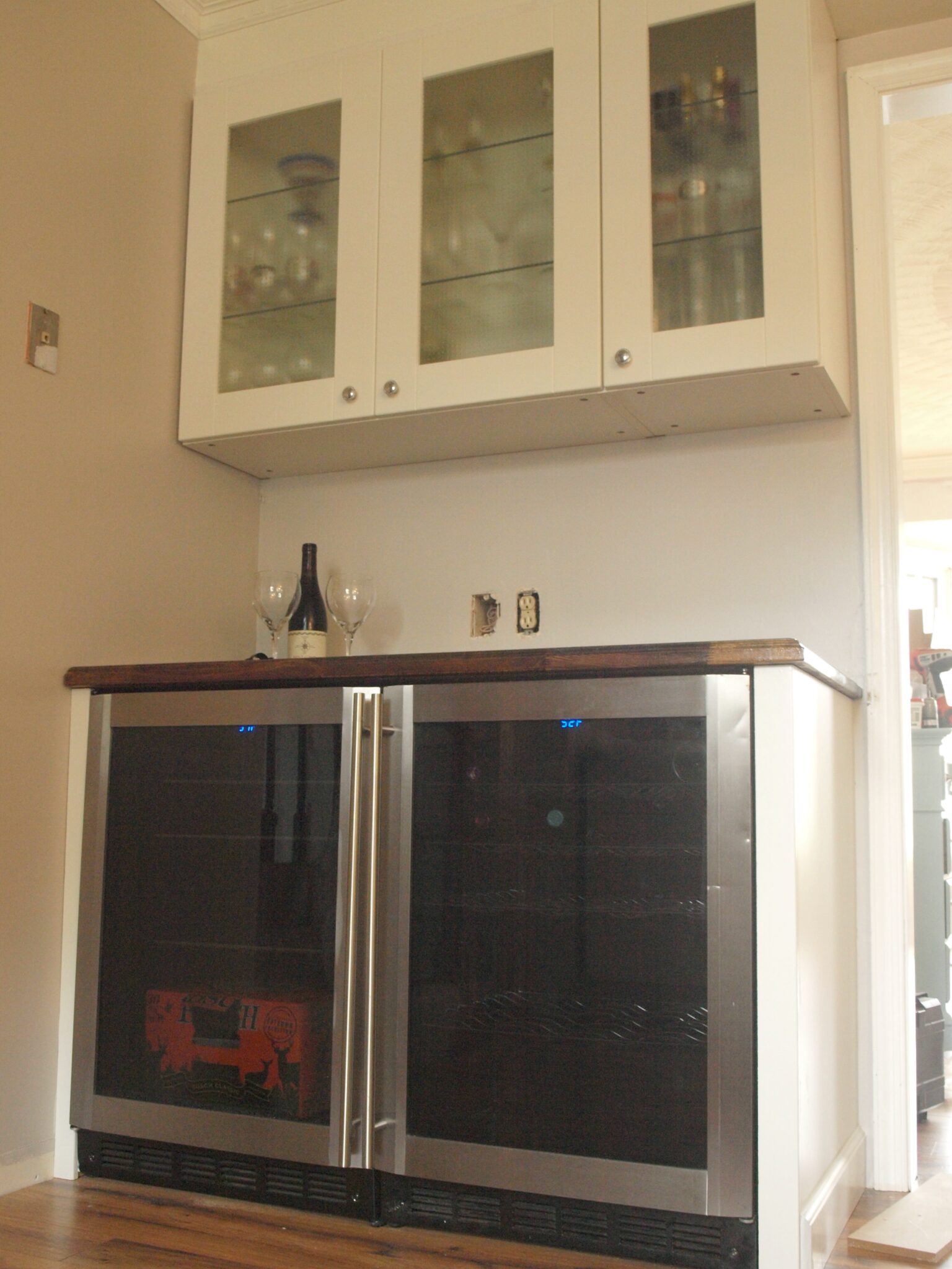 Built in Beverage Center - SimplySwider.com