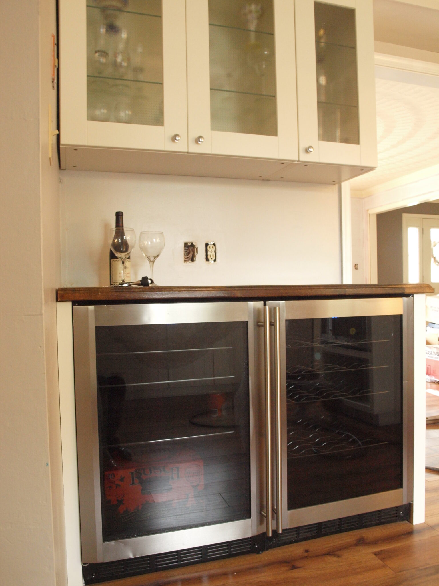 Built in Beverage Center - SimplySwider.com