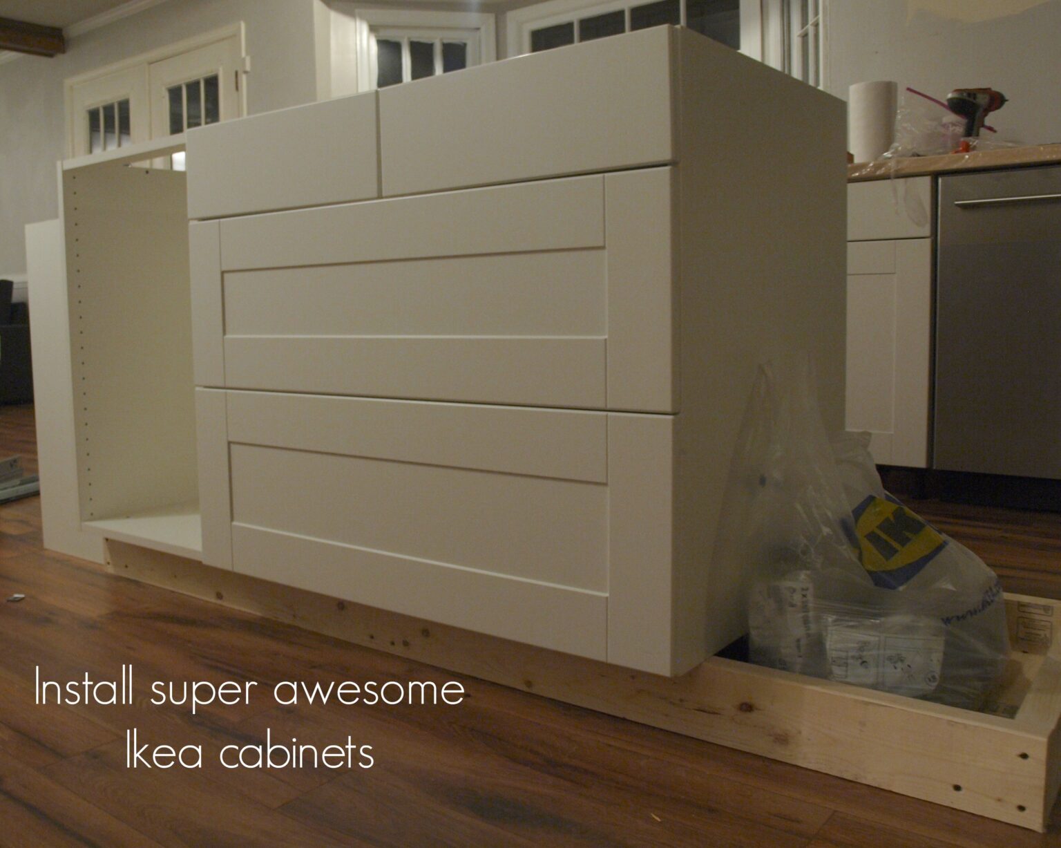 Building a custom microwave cabinet - SimplySwider.com