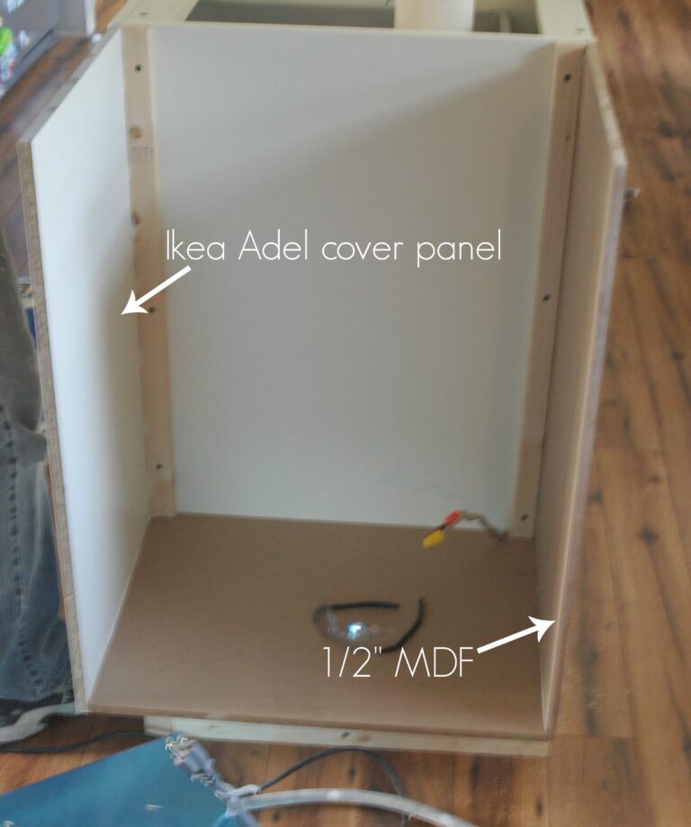 Building a custom microwave cabinet - SimplySwider.com