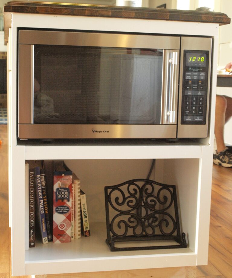 Building a custom microwave cabinet - SimplySwider.com