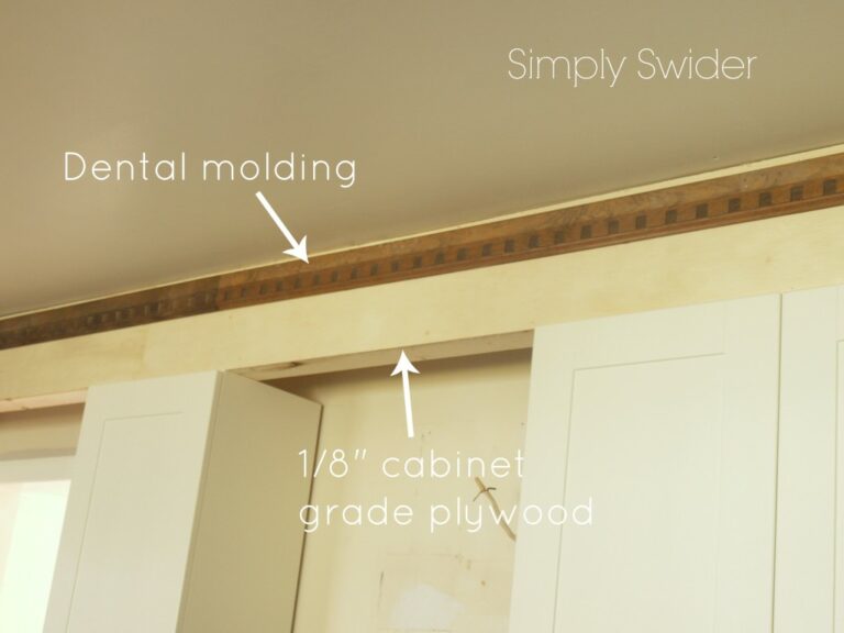 DIY Soffits With Crown Molding And Board And Batten Cover Panels ...