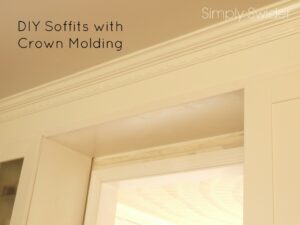 DIY Soffits With Crown Molding And Board And Batten Cover Panels ...