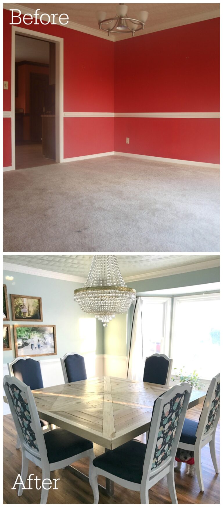 Reclaimed wood dining table reveal - SimplySwider.com