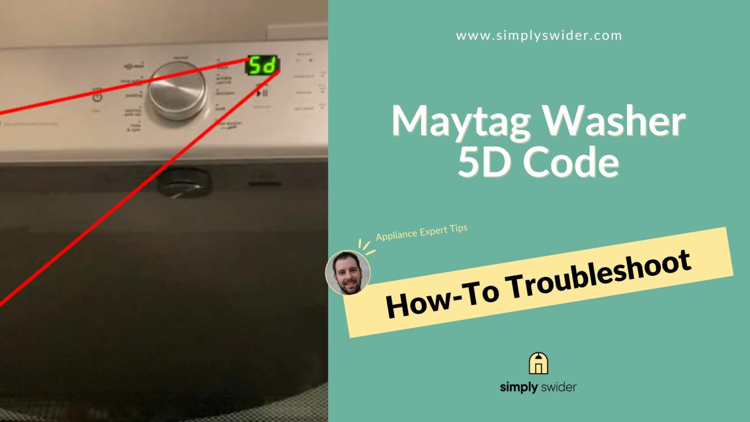 [DIY GUIDE] Fixing the Sd (Or 5d) Error Code On a Maytag Washer ...