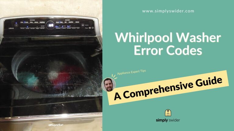8 Common Error Codes in Whirlpool Washers and What They Mean ...