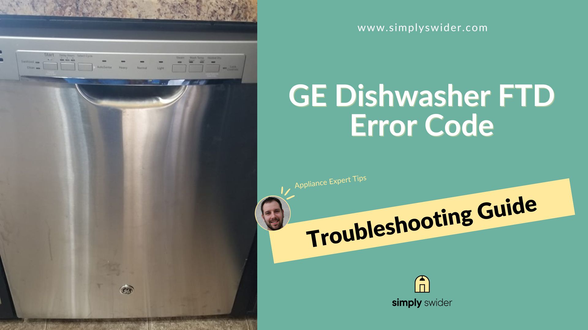 How To Fix The FTD Error Code On A GE Dishwasher SOLVED How To Fix The FTD Error Code On A GE Dishwasher SOLVED