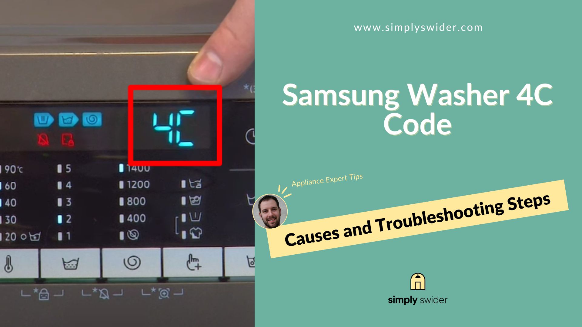 Resolving The 4C Error Code On Your Samsung Washer SimplySwider Resolving The 4C Error Code On Your Samsung Washer SimplySwider